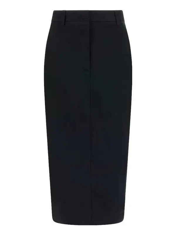 THELATEST Donna Midi Skirt - Black