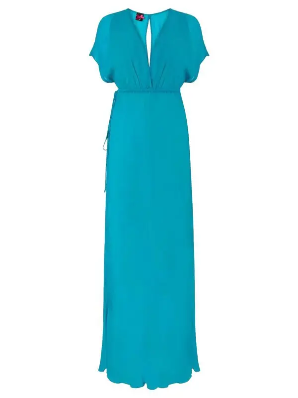 Pinko Keyhole Maxi Dress - Blue
