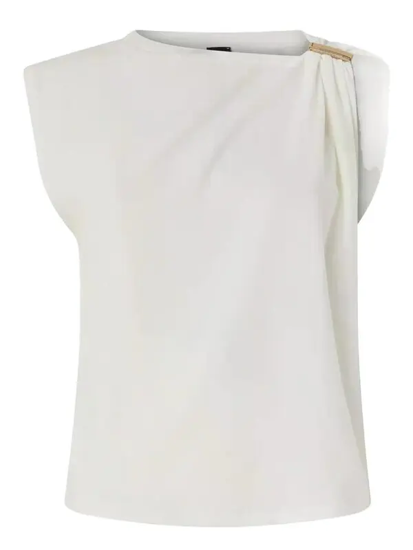 Pinko Shoulder-detail Top - Neutrals
