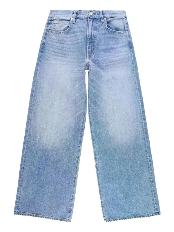 SLVRLAKE Selena Wide Leg Jeans - Blue