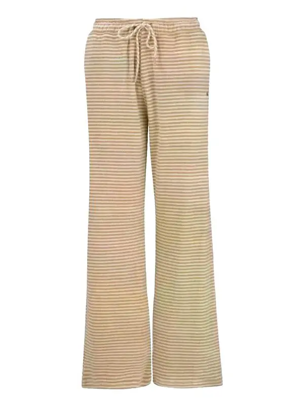 PIP STUDIO Striped Drawstring Trousers - Neutrals