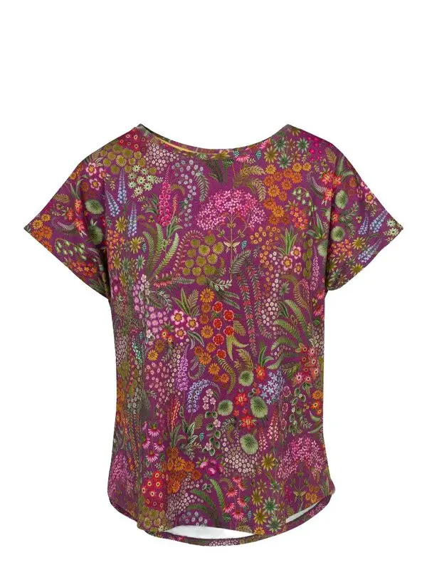 PIP STUDIO Tatum Floral-print T-shirt - Pink