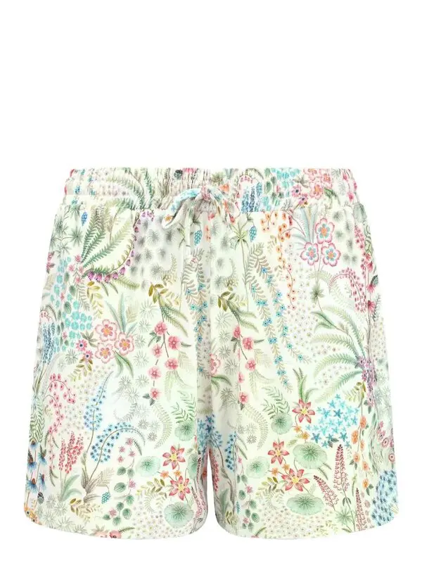 PIP STUDIO Bob Floral Shorts - White