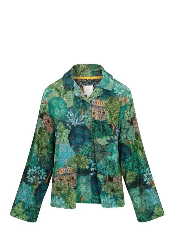 PIP STUDIO Floral-print Blouse - Green