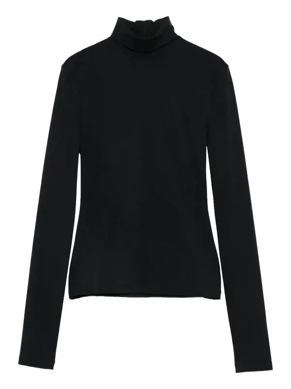 Nanushka Turtleneck Top - Black