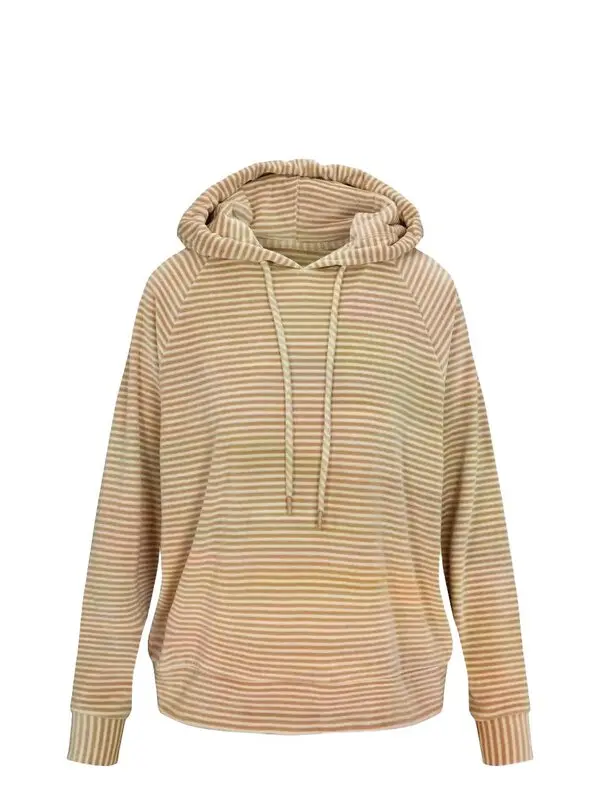 PIP STUDIO Tamari Striped Drawstring Hoodie - Neutrals