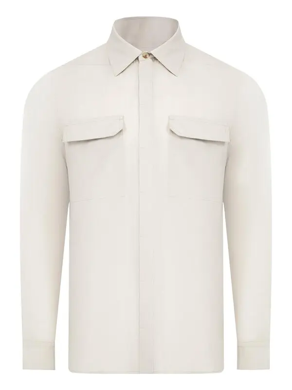 Rick Owens Work Shirt - White