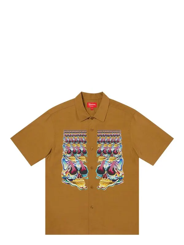 Supreme Skulls Shirt - Brown