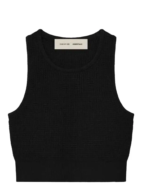 Fear Of God Waffle Sport Tank - Black