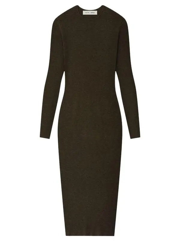 Fear Of God Rib Long-sleeve Dress - Brown