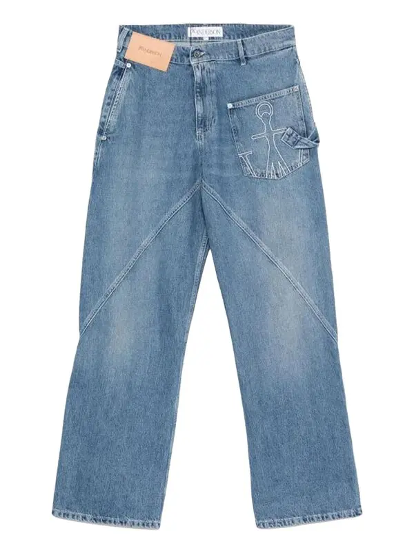 JW Anderson Twisted Workwear Jeans - Blue