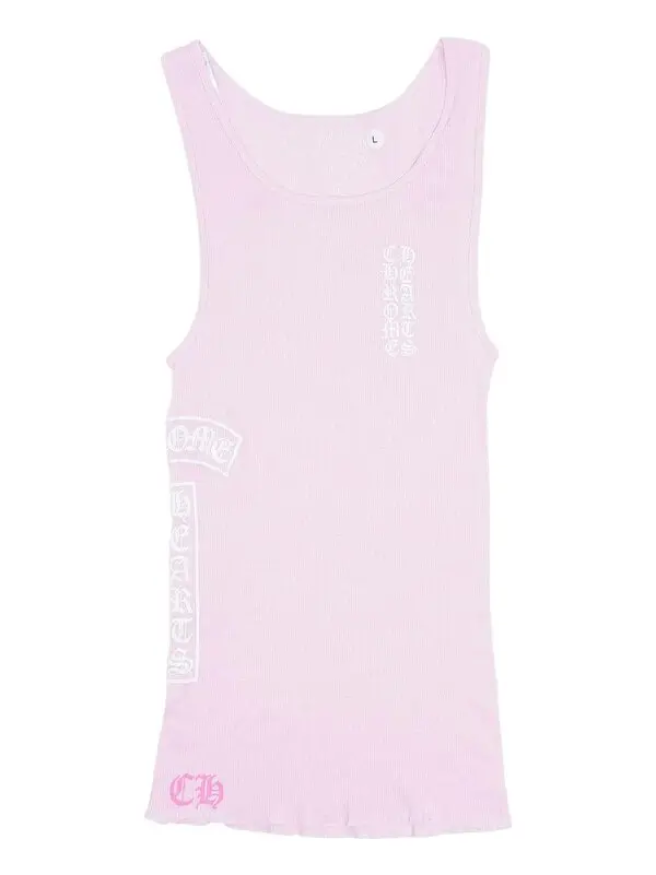 Chrome Hearts T-bar Rib Tank - Pink