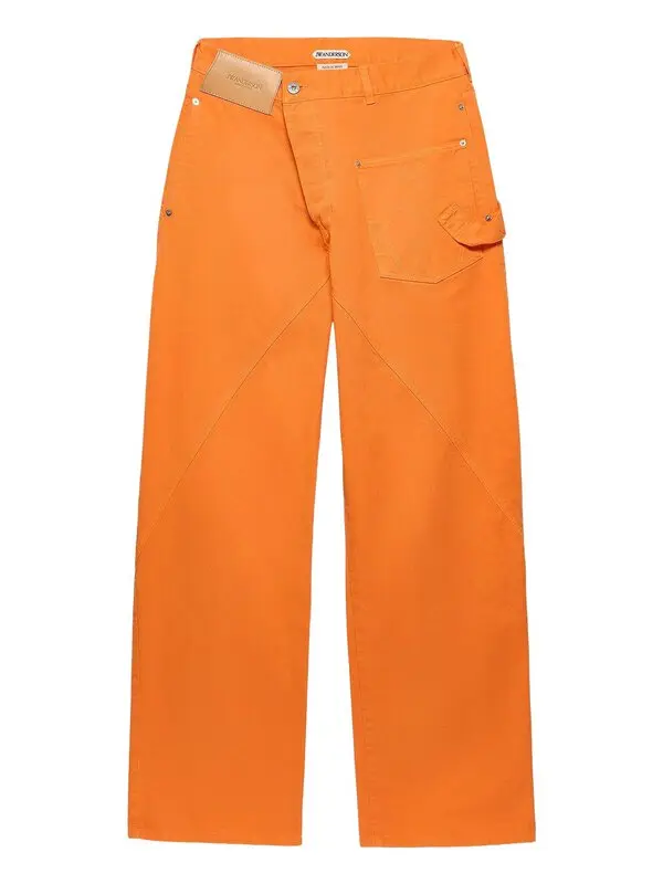 JW Anderson Twisted Workwear Jeans - Orange