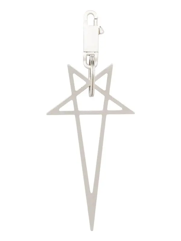 Rick Owens Big Pentagram Palladium - Silver