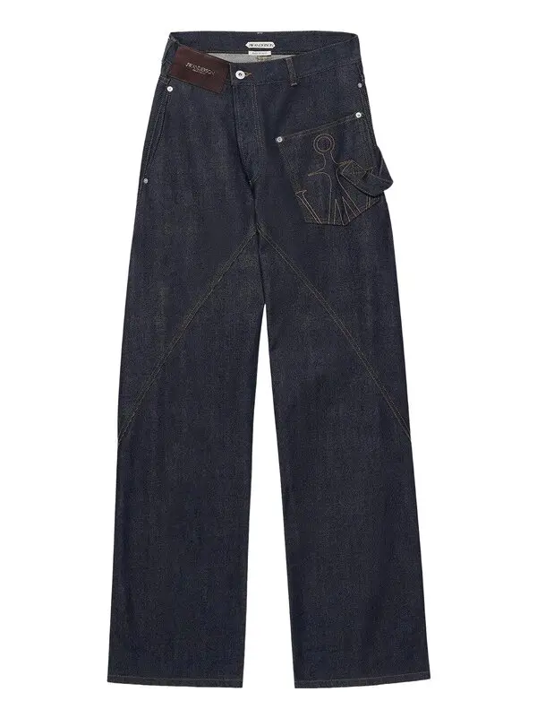 JW Anderson Twisted Workwear Jeans - Blue