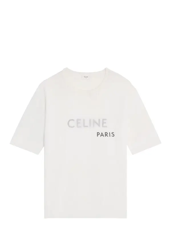 Celine Double Layers T-shirt - White