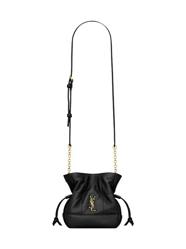 Saint Laurent Medium Pouch Bag - Black