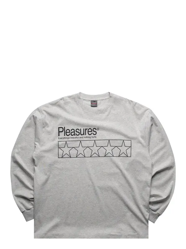 PLEASURES Supplements Long-sleeve - Grey