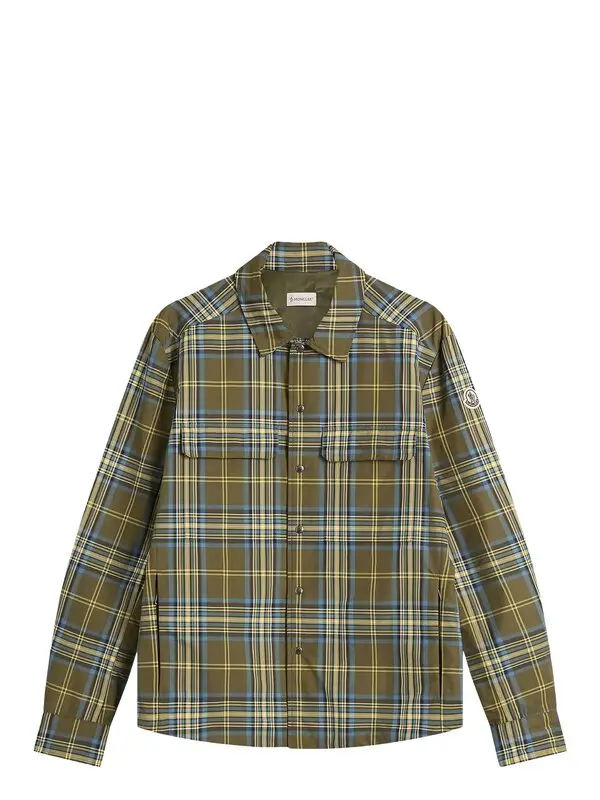 Moncler Plaid Button Down Shirt - Green