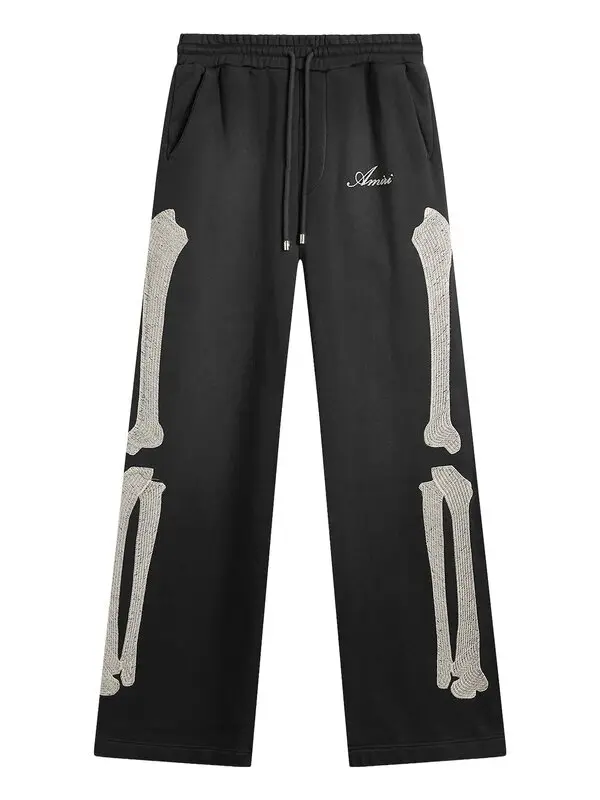 Amiri Bones Oversized Sweatpant - Black
