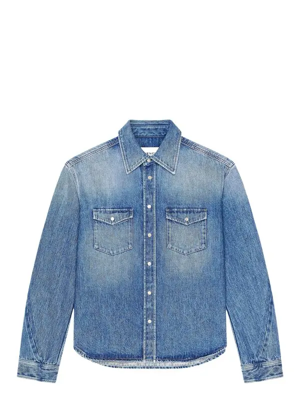 Givenchy Denim Classic Shirt - Blue