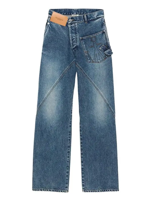 JW Anderson Twisted Workwear Jeans - Blue
