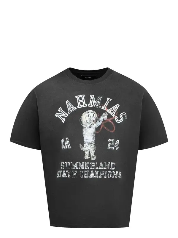 NAHMIAS State Champions Boxy T-shirt - Black