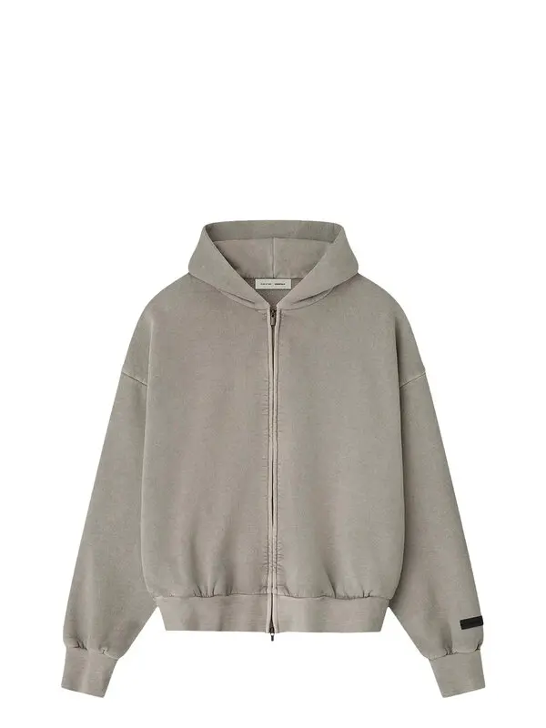 Fear Of God Classic Full Zip Hoodie - Grey