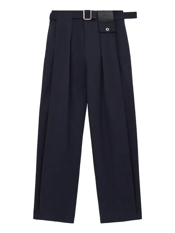 Loewe Wide-leg Trousers - Blue