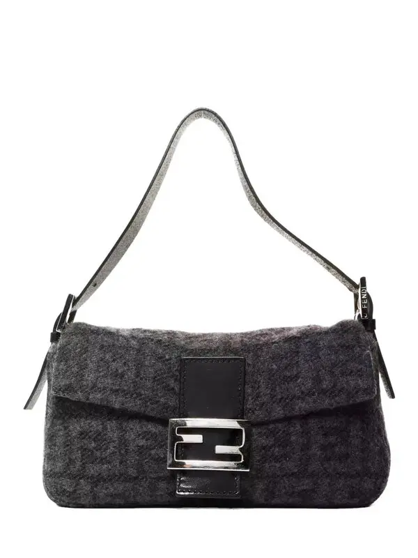 Fendi 2000-2015 Small Mamma Baguette - Grey