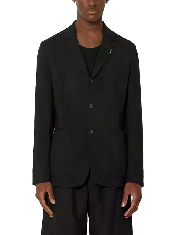 Paul Smith Button-fastening Blazer - Black