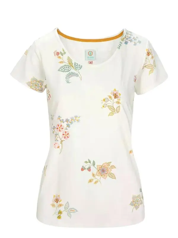 PIP STUDIO Floral-print T-shirt - Neutrals