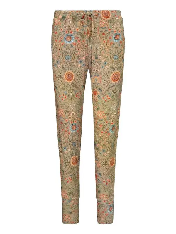 PIP STUDIO Floral-print Trousers - Neutrals
