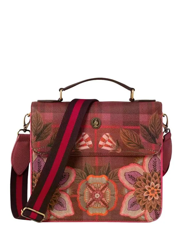 PIP STUDIO Floral-print Crossbody Bag - Red