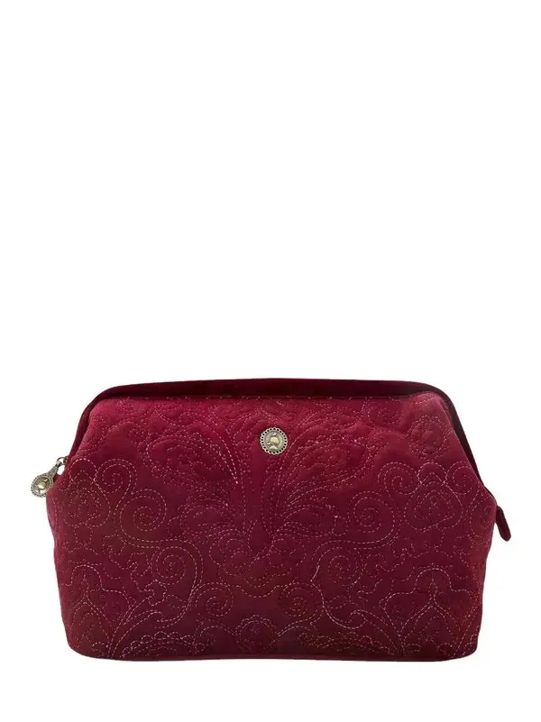 PIP STUDIO Quilted Embellishment Make-up Bag - Red