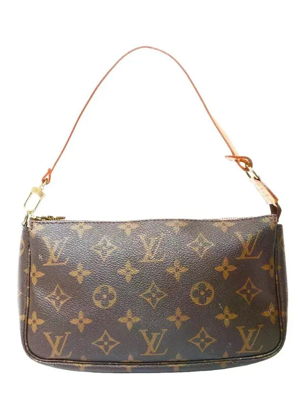 LOUIS VUITTON 2000 Monogram Pochette - Brown