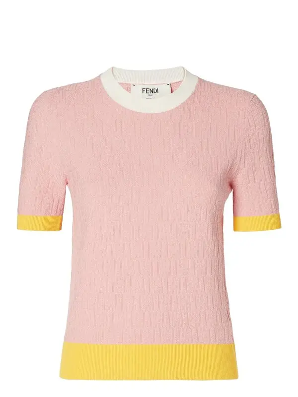 Fendi Ff Jacquard Jumper - Multicolour