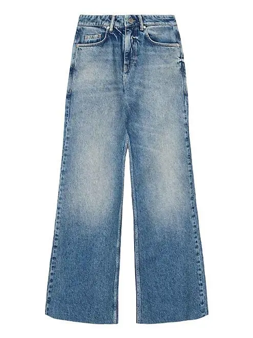 ALLSAINTS Ember Bootcut-leg High-rise Jeans - Vintage Indigo