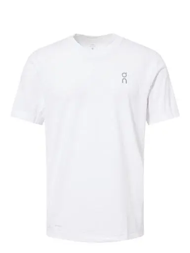 On Train-t Graphic-print Woven T-shirt - White