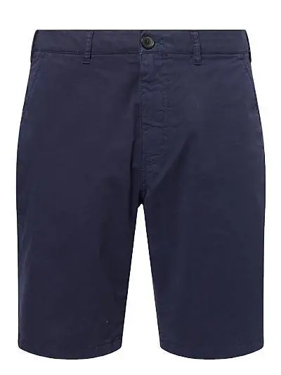 Paul Smith Regular-fit Stretch-cotton Shorts - Blue