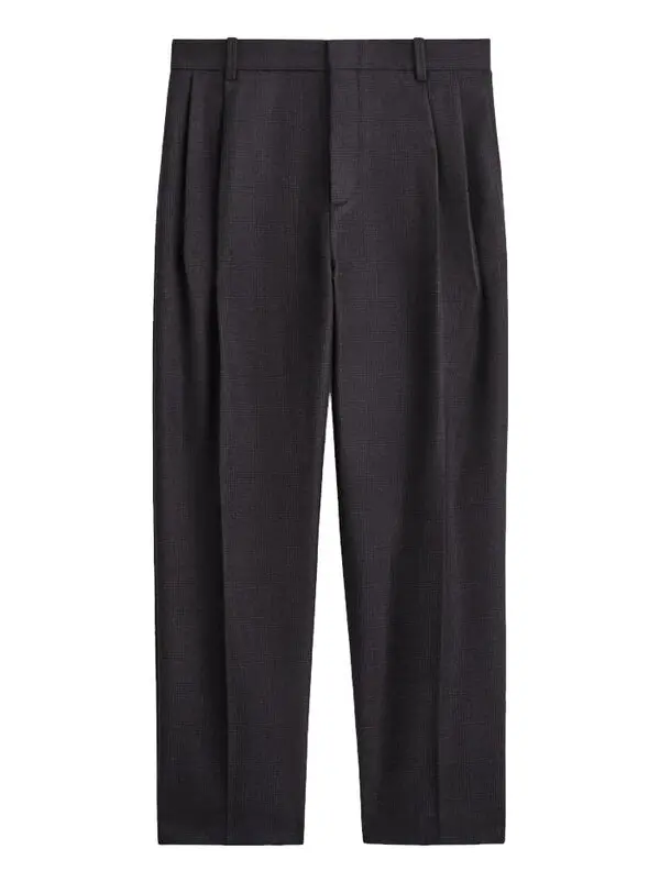 Cos Pleated Relaxed-fit Trousers - Blue