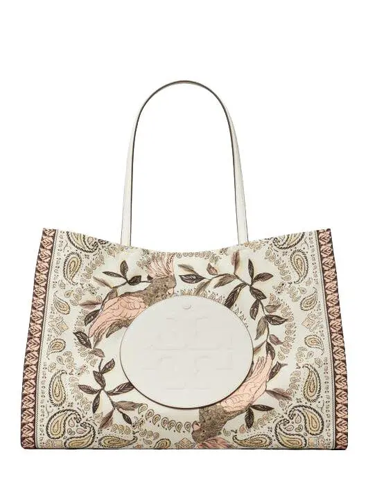 Tory Burch Ella Print Tote - Pink Cockatoo