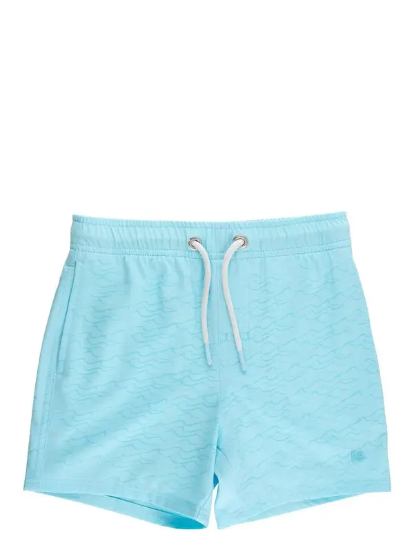 RUGGEDBUTTS Color Changing Performance Hybrid Swim Trunks - Blue Breeze Bay