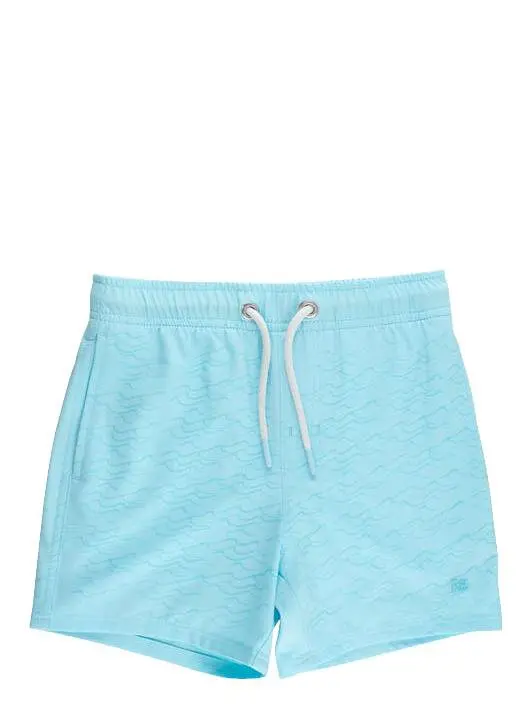 RUGGEDBUTTS Color Changing Performance Hybrid Swim Trunks - Blue Breeze Bay