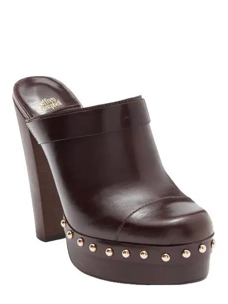 Jeffrey Campbell Platform Mule - Coffee Gold
