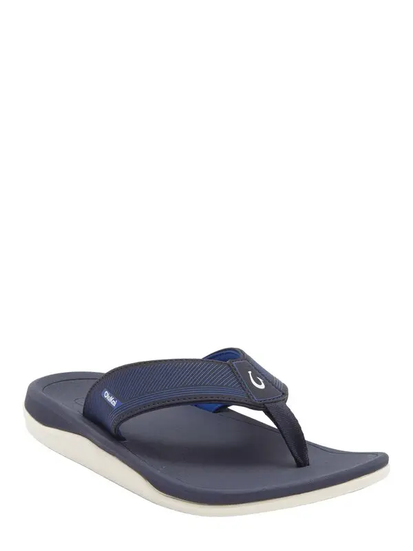 Olukai Ahi Kai Flip Flop - Trench Blue/trench Blue