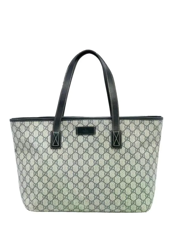 Gucci Gg Supreme Tote Bag - Brown