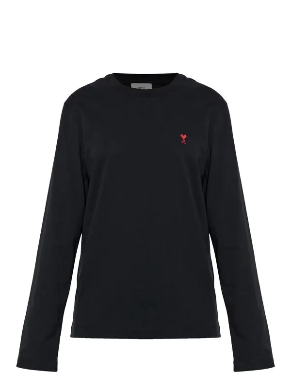 Ami Long Sleeve T-shirt - Black