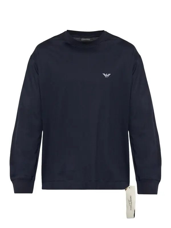 Emporio Armani Long-sleeve T-shirt - Navy Blue