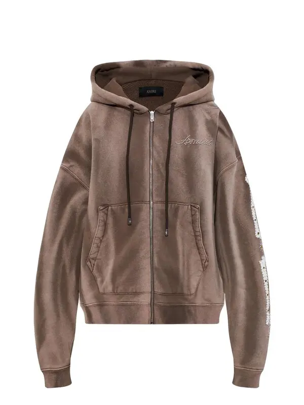 Amiri Hooded Sweatshirt - Brown